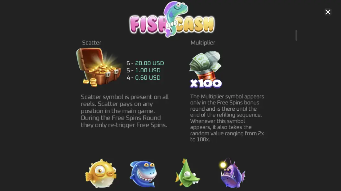 Fish and Cash Slot Demo